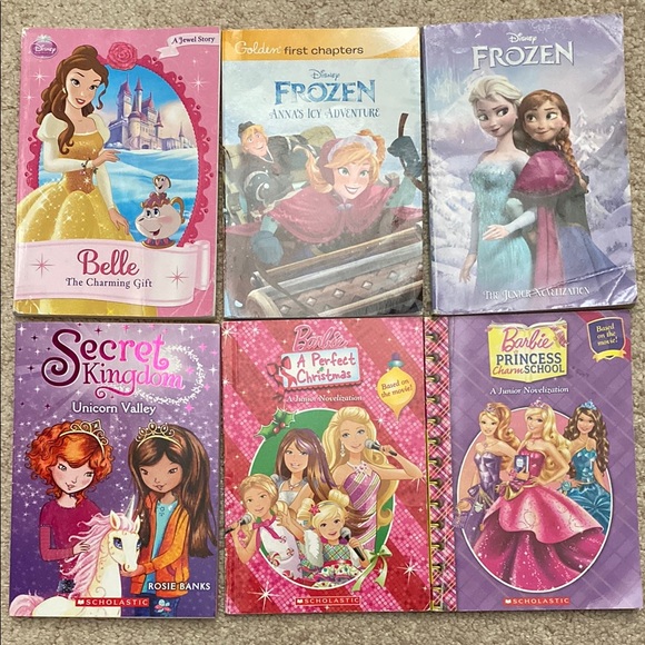 Scholastic | Toys | Six Disney Barbie Secret Kingdom Books | Poshmark